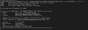 Mounting memory with MemProcFS for advanced memory forensics | Pen Test ...