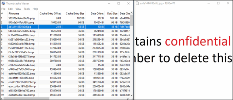 Thumbnail forensics. DFIR techniques for analysing Windows Thumbcache ...